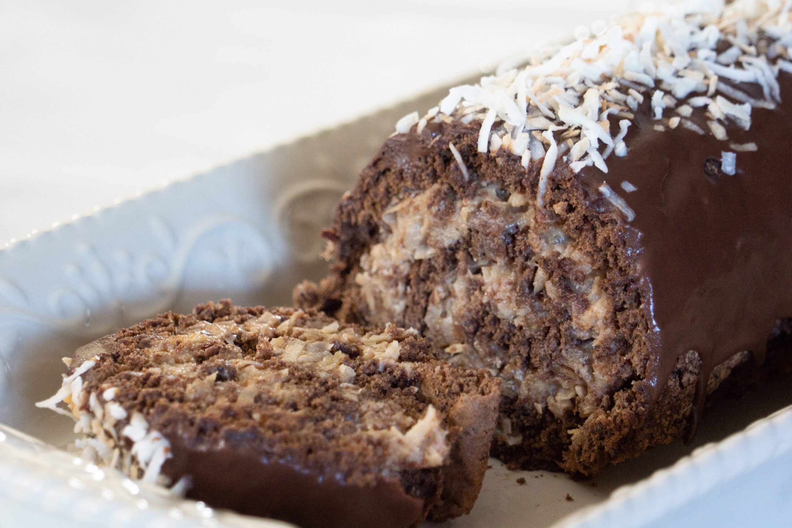 German Chocolate Cake Roll - Global Bakes